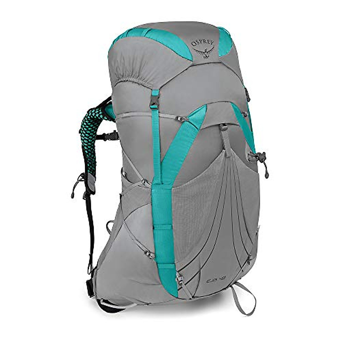 Osprey Eja 48 Women's Backpacking Backpack, Moonglade Grey, X-Small