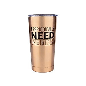 Chemistry Gifts- Coffee Tumbler/Travel Mug 20oz - Gift Idea for Teachers, Biology, Nerd, Science Teacher, Biology, for Adults, Professor, Women, Men, Geek