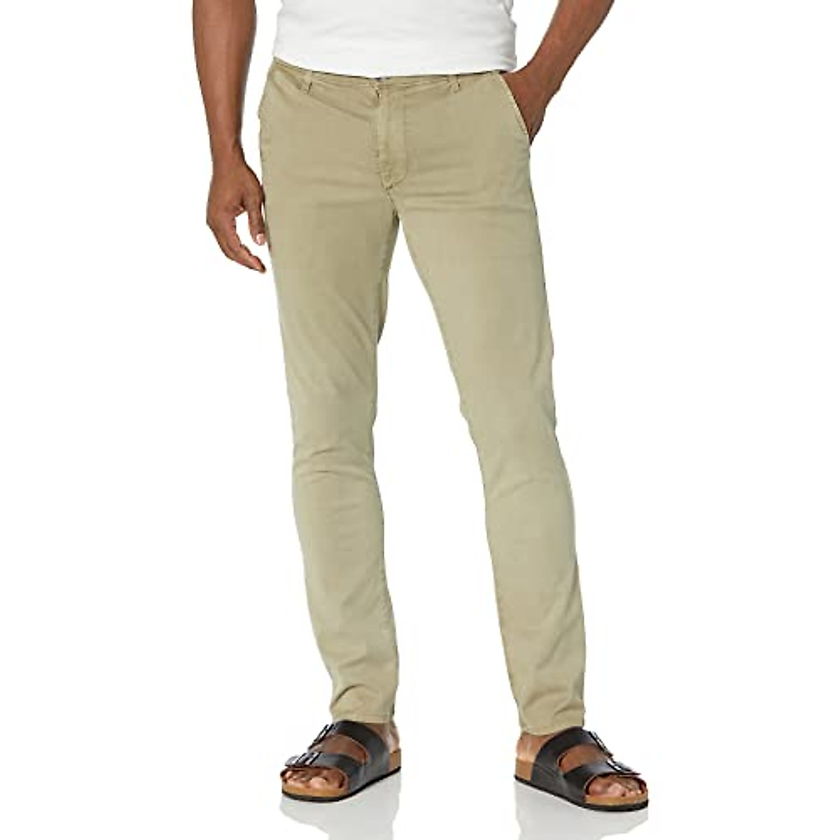 AG Adriano Goldschmied Men's Jamison Skinny Chino, Sulfur Dried Rosemary