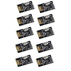 MakerFocus 10pcs NRF24L01+ 2.4GHz Wireless RF Transceiver Module Compatible with Ar duino Raspberry Pi