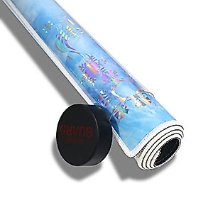 Teardrop The Rikka Queen YGO Foil Playmat Holographic Mat Gaming Competition Pad Mat for TCG CCG Trading Card Game Mat + Playmat Tube