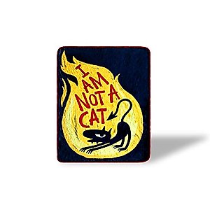 JUST FUNKY Disenchantment Luci The Demon Large Fleece Throw Blanket | Decorative Throw Blanket | Official Disenchantment Collectible Throw Blanket | Measures 60 x 45 Inches
