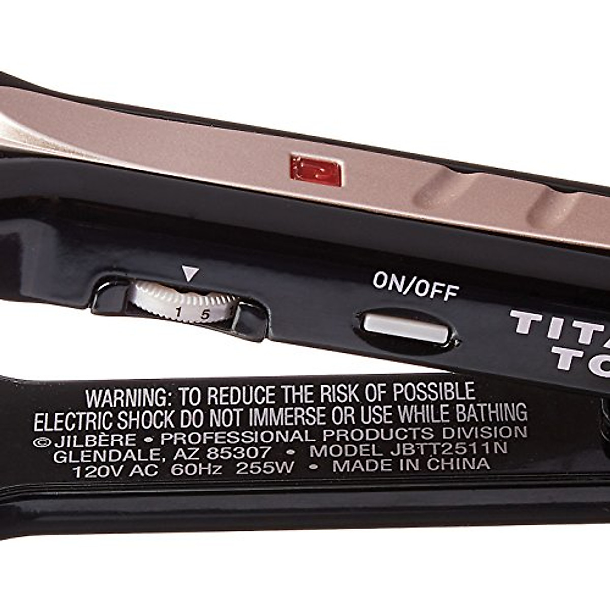 Conair Pro Titanium Tools Ceramic Turbocharged Straightening Iron, 1 1/2 Inch