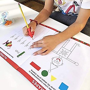 Bright Autism Trace and Learn to Write Workbook, Trace line, Shapes, Numbers and Letters workbook for Kids, Preschool Workbook, Pre-Writing, Pre-Reading