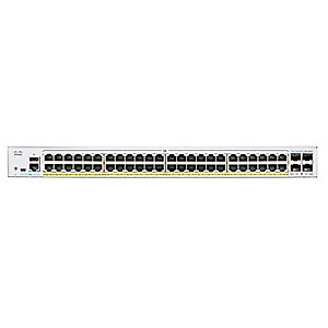 Cisco Business CBS250-48P-4X Smart Switch | 48 Port GE | PoE |4x10G SFP+ | Limited Lifetime Protection (CBS250-48P-4X)