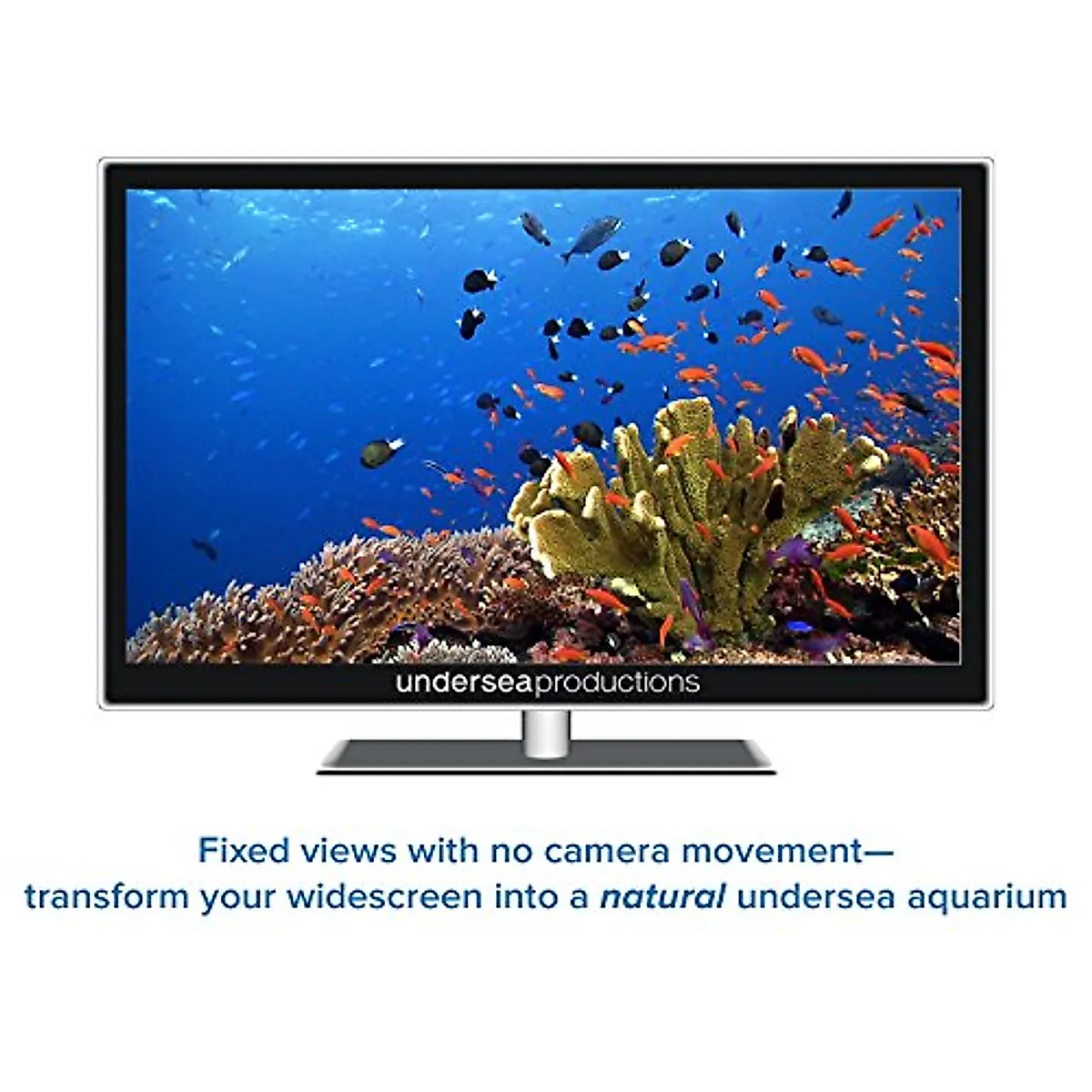 Reefscapes: Nature's Aquarium DVD, nature video of tropical fish and coral reefs filmed in the ocean, for relaxation and ambience