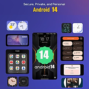 Ulefone Armor X12 Pro Rugged Smartphone Unlocked, MTK Helio G36 8GB+64GB Android 14 Cell Phone, 13MP+8MP, 5.45" HD+, 4860mAh, Dual SIM 4G Rugged Phone, NFC GPS OTG FM,T-Mobile,Black