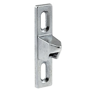 PRIME-LINE C 1032 Keyed Sliding Glass Door Handle Set – Replace Old or Damaged Door Handles Quickly and Easily & Slide-Co 14504 Sliding Door Keeper, 1/2 inch, Chrome Plated Diecast