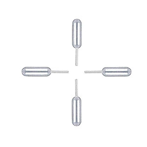 Dessert Pipettes 4ml, 60PCS Plastic Squeeze Transfer Pipettes Dropper Liquid Injector for Cupcake Strawberries (60）