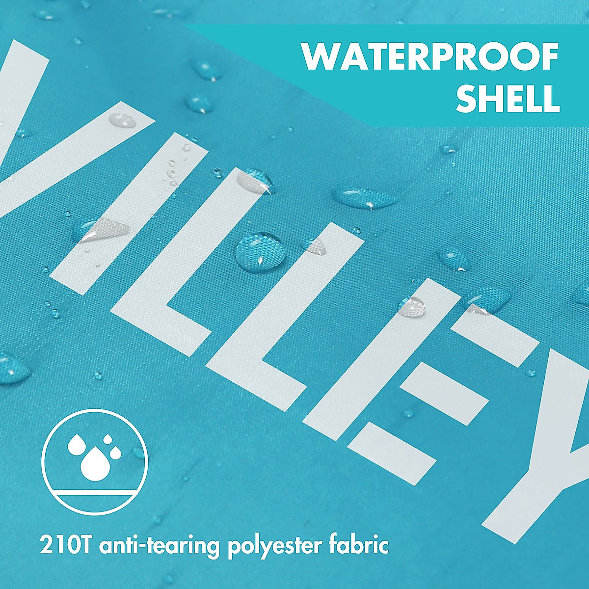 VILLEY Camping Sleeping Bag for Adults Boys and Girls, 3 Season Warm & Cool Weather - Summer, Spring, Fall, Lightweight Compact Backpacking Sleeping Bag for Outdoor, Traveling, Hiking