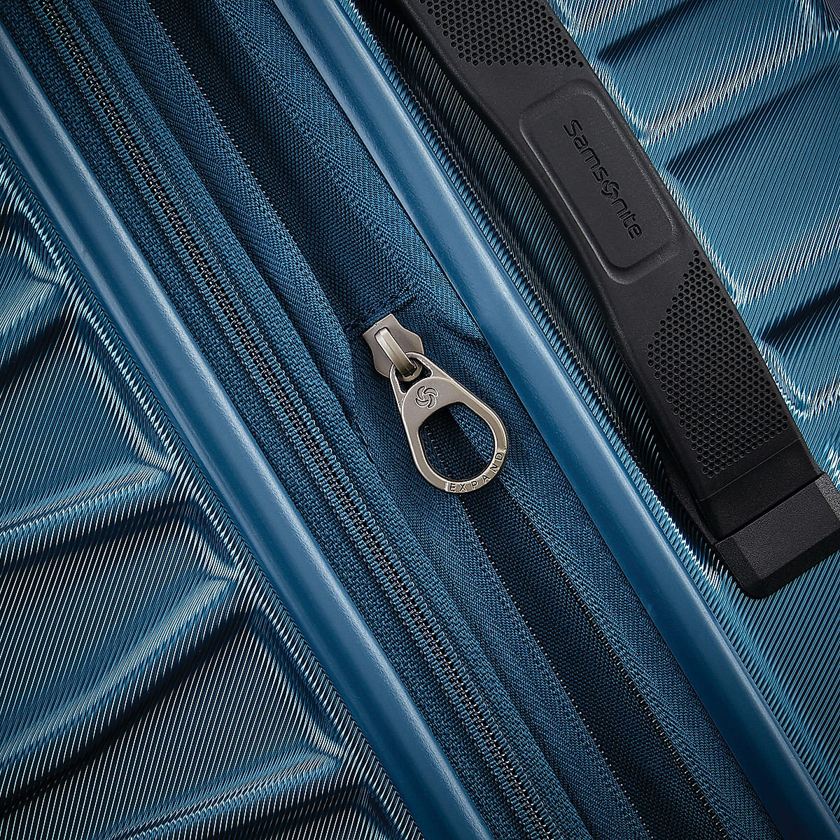 Samsonite Stryde 2 Hardside Expandable Luggage with Double Spinner Wheels, Carry On Glider, Deep Teal