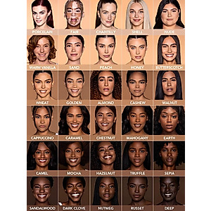 SHEGLAM Hydrating Cream Full Coverage Foundation Balm Long Lasting Concealer Face Foundation for Dry Skin - Shell