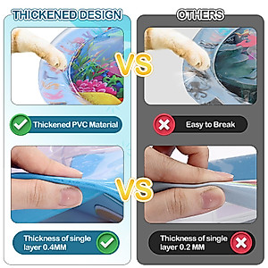 Water Sensory Playmat for Cats, Thickened Upgraded Cat Dog Toys Bored Pet Animals Cat Kicker Toys Self Play Mat, Interactive Toys Pet Water Sensory Mat Pad Pet Cooling Mat Indoor Outdoor Exercise