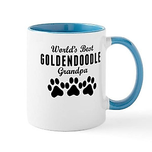 CafePress World's Best Goldendoodle Grandpa Mugs Ceramic Coffee Mug, Tea Cup 11 oz