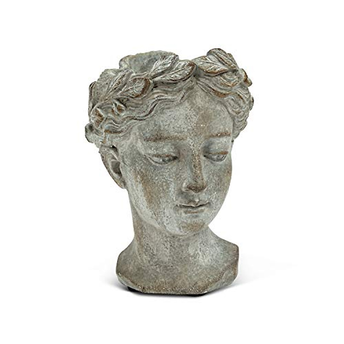 Abbott Collection 27-GODDESS-535-XS Xs Women Head Planter-6.5" H, 6.5 inches H, Grey