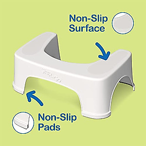 Step and Go Toilet Stool 7" - Bathroom Squat Stool