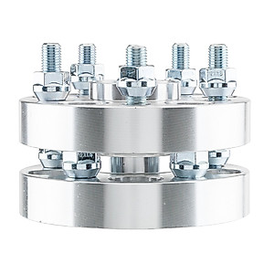 TRIBLE SIX 2PCS 5Lugs 1" 25mm Wheel Spacers 5X4 5x100mm 54.1mm Bore with 12x1.5 Studs Compatible with 2009-2017 CT200h 2003-2016 Corolla 2003-2013 Matrix 2004-2009 Prius 1998-2005 Celica