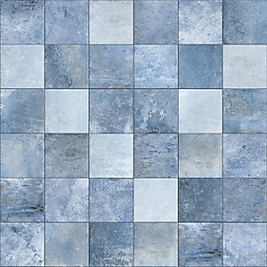 Merola Tile Nusa Sapphire 9-3/4" x 9-3/4" Porcelain Floor and Wall Tile