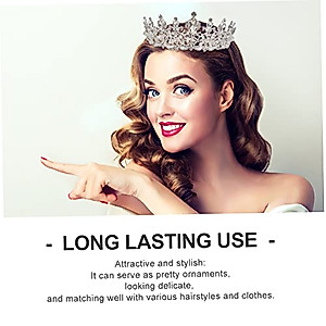 STAHAD Rhinestone Crown Stocking Stuffer Hair Gifts De Alloy Baroque Crystal Headband Tiara Wedding Headpiece Pageant Tiara Party Accessory Rhinestones Wedding Tiara Alloy