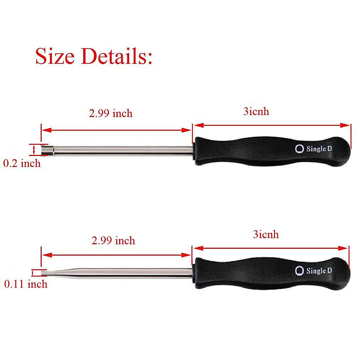 11pcs Carburetor Adjustment Tool + Carrying Case + Cleaning Brush for Common 2 Cycle Carburator Engine - Carburetor Adjustment Tool Set Carburetor Tune up Adjusting Tool