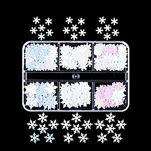 Snowflake Glitter Resin Fillings Flakes Sequins Epoxy Resin Mold Filler for DIY Jewelry Making Nail Art Decor