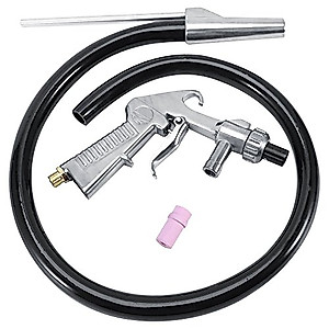 Jewboer Sand Blaster Gun,Sand Blasting Guns Sandblaster Kit for Sandblasting Cabinet Abrasive Media Blaster with Ceramic Nozzles Tip