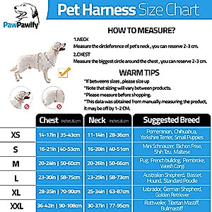 PawPawify Custom No Pull Dog Harness with Name and Phone Number, Heavy Duty Personalized Pet Vest to Prevent Tugging, Pulling, or Choking, Training and Walking
