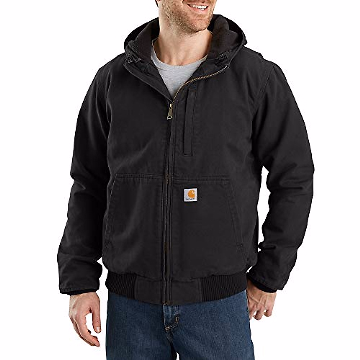 Carhartt mens Full Swing Armstrong Active Jacket (Big & Tall) Work Utility Outerwear, Black, 5X-Large Big Tall US