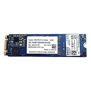 Solid State Drive 0X1NJ 00X1NJ TW-00X1NJ Compatible Replacement Spare Part for Intel MEMPEK1W016GA 16GB M.2 2280 PCIe 3.0 x2 NVMe Optane Memory SSD