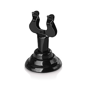 New Star Foodservice 532244 Triton/Ring-Clip Number Holder/Number Stand/Place Card Holder, Set of 12, 1.5-Inch, Black