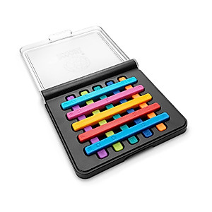 SmartGames IQ Stixx Stacking Travel Game with 120 Challenges for Ages 7 - Adult