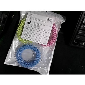 cobee Puppy Teething Chew Toys, 3 Packs Small Dog Puppy Toy Ring 360° Clean Pet Teeth and Soothe Itching Rubber Dog Chew Toy Oral Health Puppy Interactive Chew Toys