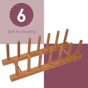 Home Basics Bamboo Dish Rack