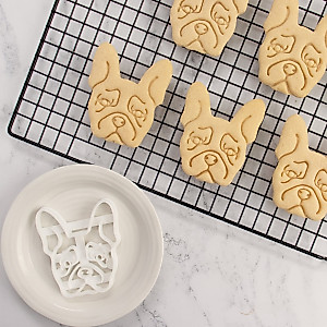 French Bulldog Face cookie cutter, 1 piece - Bakerlogy