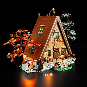 LIGHTAILING Light for Lego- 21338 A-Frame Cabin - Led Lighting Kit Compatible with Lego Building Blocks Model - NOT Included The Model Set