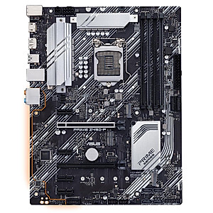 ASUS Prime Z490-P LGA 1200 (Intel® 10th Gen) ATX Motherboard (Dual M.2, DDR4 4600, 1 Gb Ethernet, USB 3.2 Gen 2 USB Type-A®, Thunderbolt™ 3 Support, Aura Sync RGB)