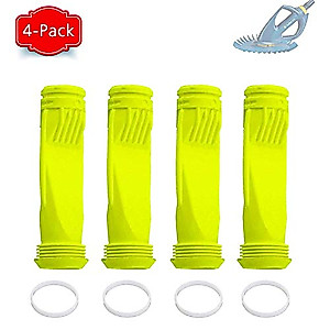 CALPALMY (4-Pack) Pool Cleaner Diaphragm Exact Replacement W69698 W81701 W81700 with Retainging Ring W81600 | Compatible with Zodiac G3 G4 Alpha 2 3 - Made from Heavy Duty Rubber