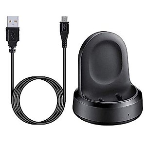 Charger for Samsung Galaxy Watch 1 42mm/46mm, Replacement Charging Dock Cradle for Galaxy Watch SM-R800/R810/R815 Smart Watch (Black)