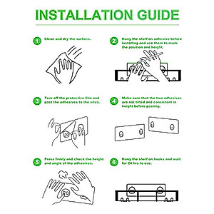 SMARTAKE 2-Pack Shower Caddy, Rustproof Bathroom Shelf Organizer with Hooks for Hanging Razor Sponge Brush, SUS304 Stainless Steel Wall Rack for Dorm, Toilet, Bath and Kitchen, Silver