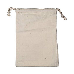 Cotton Laundry Bag, 100% Heavy Duty Large Laundry Bag Canvas Laundry Bags with Drawstring 4 Sizes Large Capacity for Laundry, Storage Save Space Make Your House Keep Neat(3040cm)