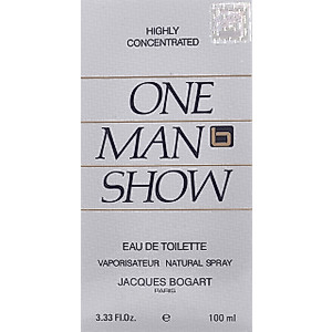 Jacques Bogart One Man Show For Men. Eau De Toilette Spray 3.3 Ounces