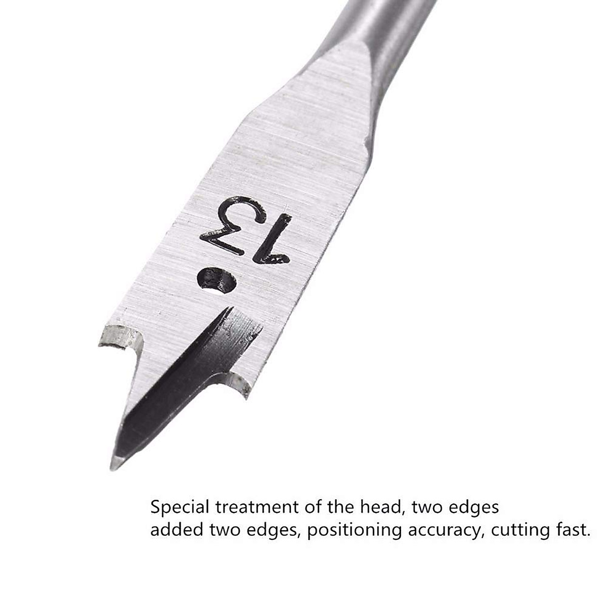 hwangli 6-40mm Flat Wood Drill Bits Carbon Steel Spade Hex Shank Cutter Carpenter Tool 18mm