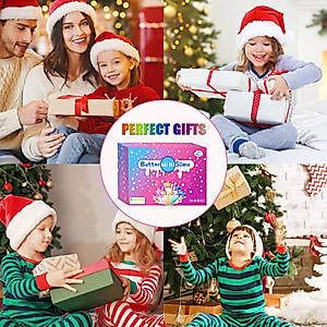 9 Pack Dual Color Butter Slime Kit,Super Soft and Non-Sticky Christmas Stocking Fillers,Cute and Cheap Bought as a Gift.DIY Slime Kit for Girls Boys, Kids Party Favors Slime Putty Toy