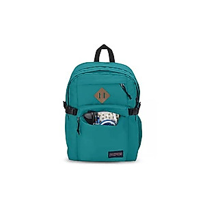 JanSport Main Campus Backpack - Travel, or Work Bookbag w 15-Inch Laptop Sleeve and Dual Water Bottle Pockets, Deep Lake