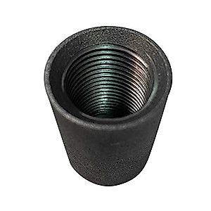 1/2" Thermometer Pipe Coupling for BBQ Pit , Steel, 1-1/2" Long