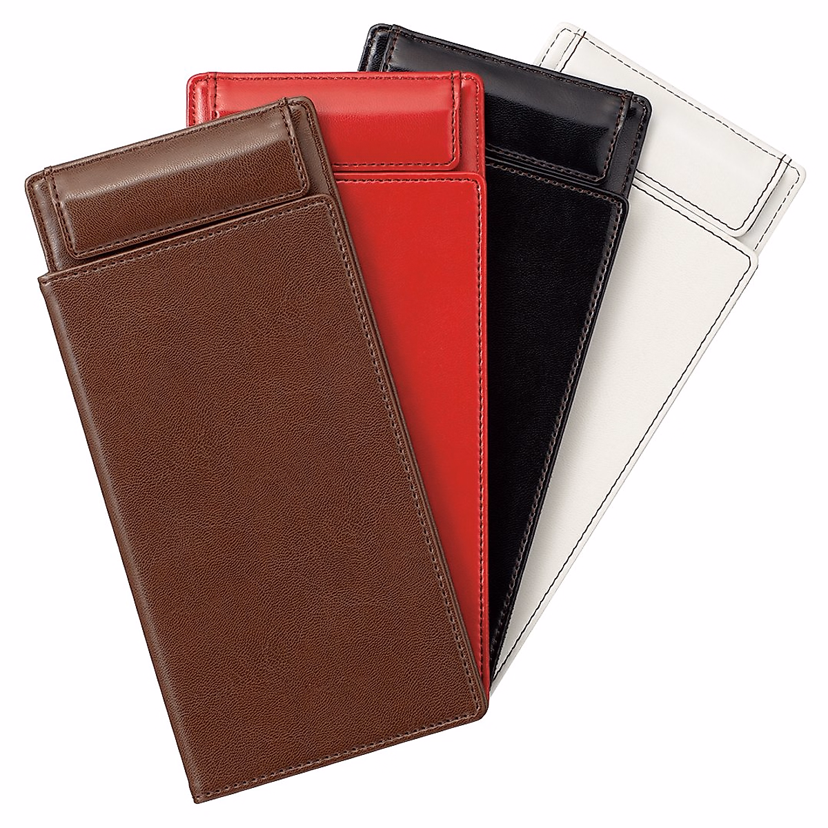 King Jim Leathafes A5E 1952LF Badge Holder (with Cover), Black