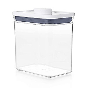 OXO GoodGrips POP Container - Airtight Food Storage - 1.7 Qt Rectangle (Set of 4) for Coffee and More