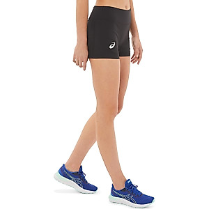 ASICS Women's Circuit 3 Inch Compression Shorts, Team Black, Medium