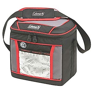 Coleman 9 Can Soft Cooler, Red