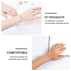 EXCEART 5pcs Snake Bone Chain Bracelet Snake Bone Chains Women Wrist Chains Fashionable Wrist Jewelry Wrist Decor Jewelry Accessory Lobster Clasp Bracelet Diy Bracelets Copper Bracelet